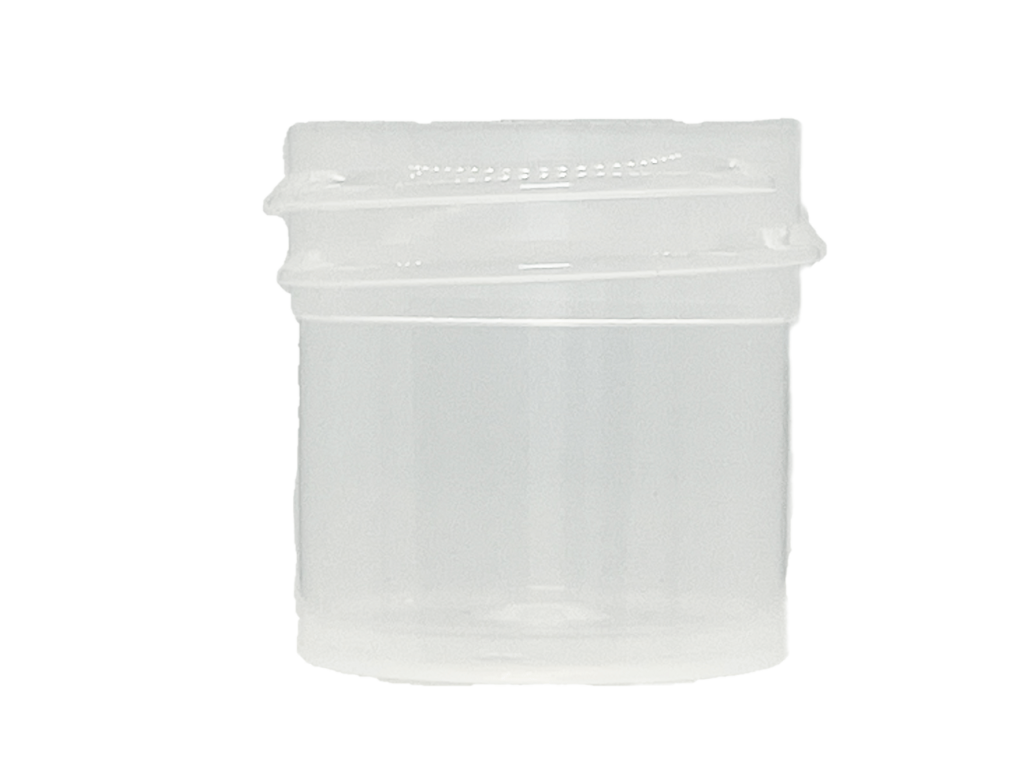 1 oz 38-400 Natural PP Single Wall Jar - Bay Area Bottles