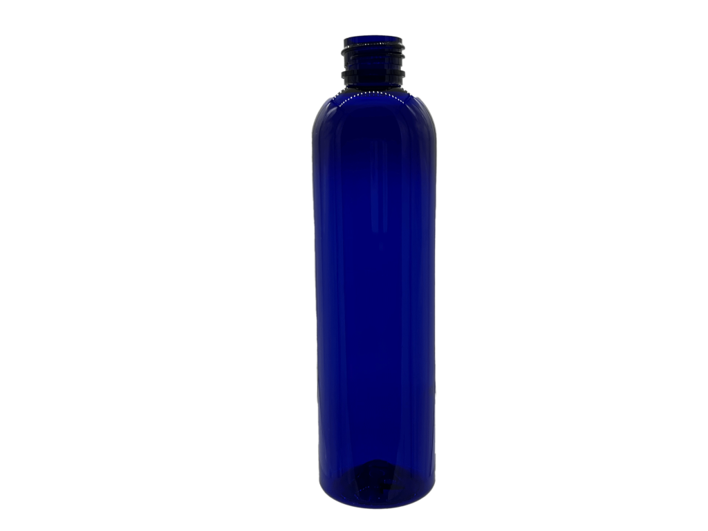 12 oz 24-410 Blue PET Bullet Round - Bay Area Bottles
