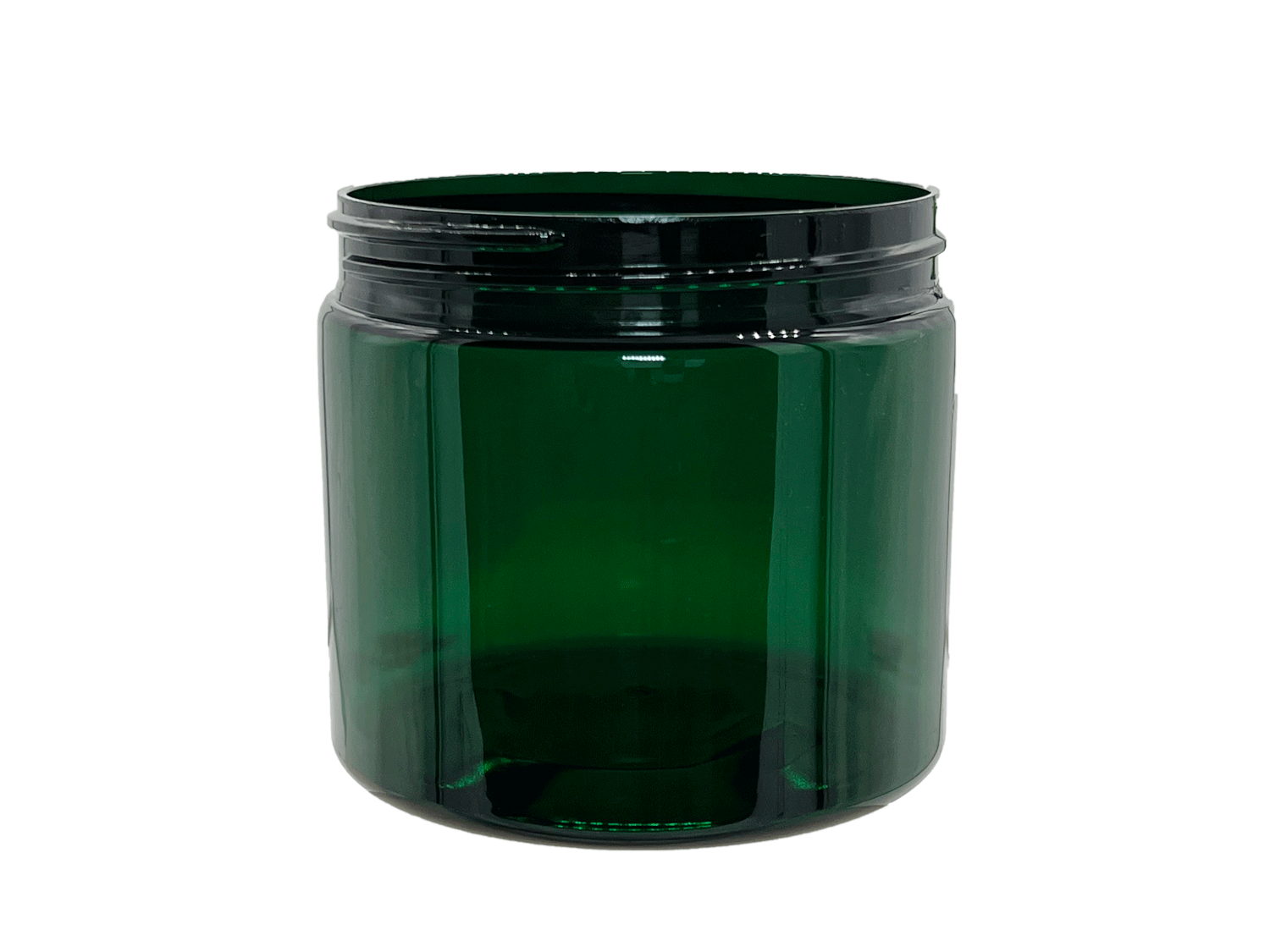 12 oz 89-400 Green PET Single Wall Jar - Bay Area Bottles