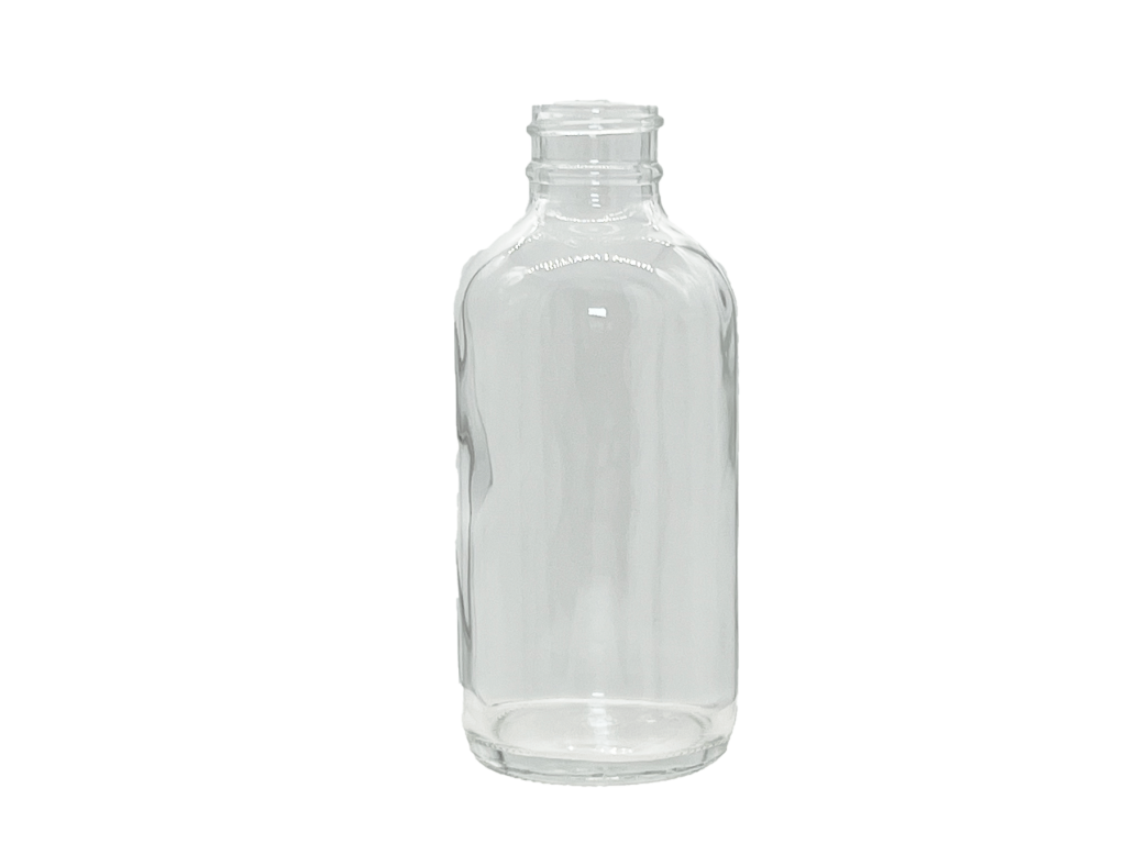 1 oz 15-415 Clear Glass Rectangular Bottle - Bay Area Bottles