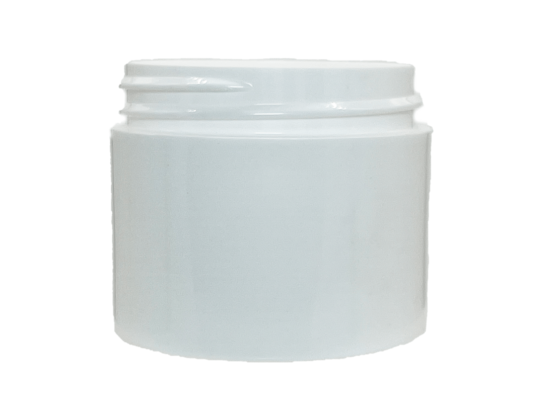 2 oz 53-400 White PP Thick Wall Jar - Bay Area Bottles