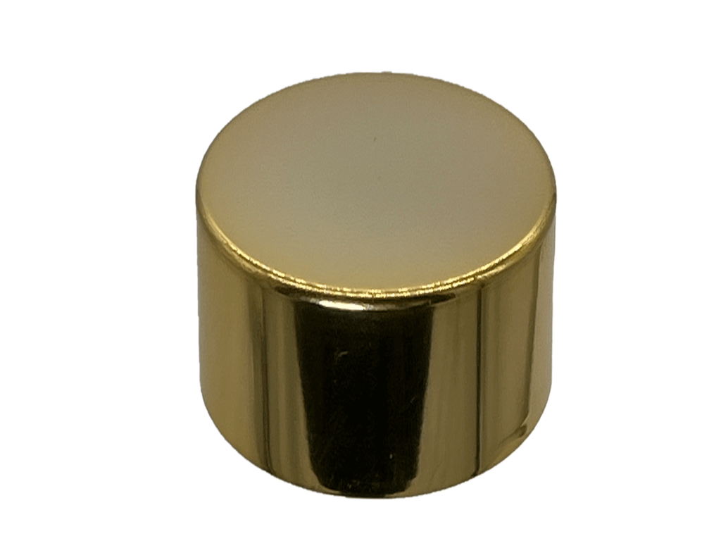 20-410 Metal Overshell Shiny Gold Continuous Thread Cap Pressure ...