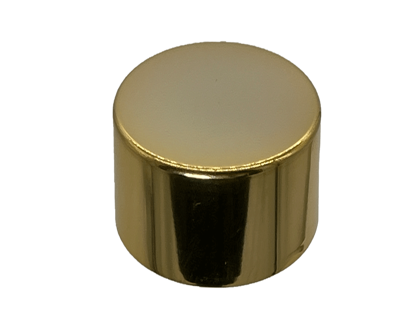 24-410 Metal Overshell Shiny Gold Continuous Thread Cap Pressure ...