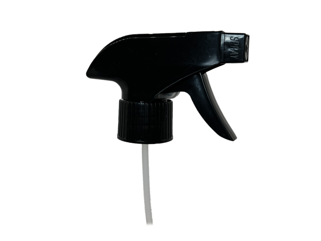 24-410 Ribbed Black Trigger Sprayer – Premium Quality & Design