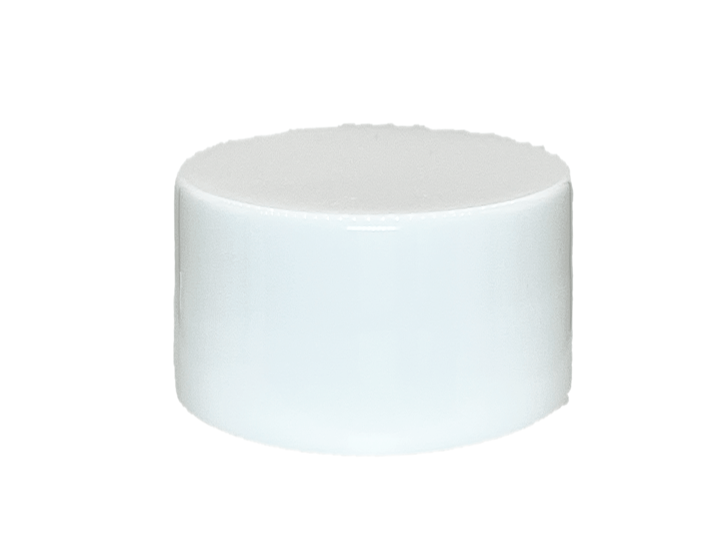 24-410 Smooth White Continuous Thread Cap Foam Liner - Bay Area Bottles