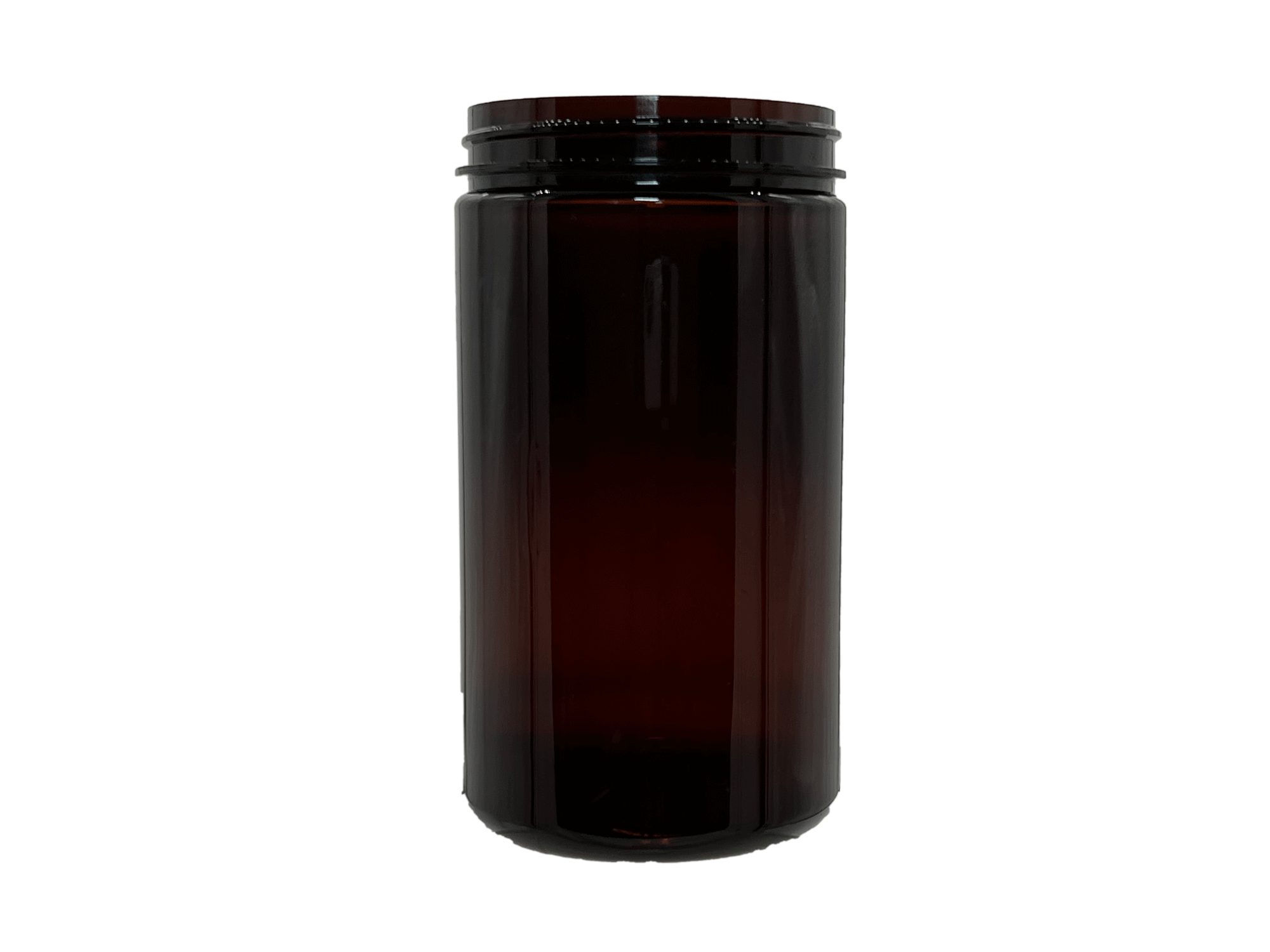 25 oz 89-400 Amber PET Single Wall Jar - Bay Area Bottles