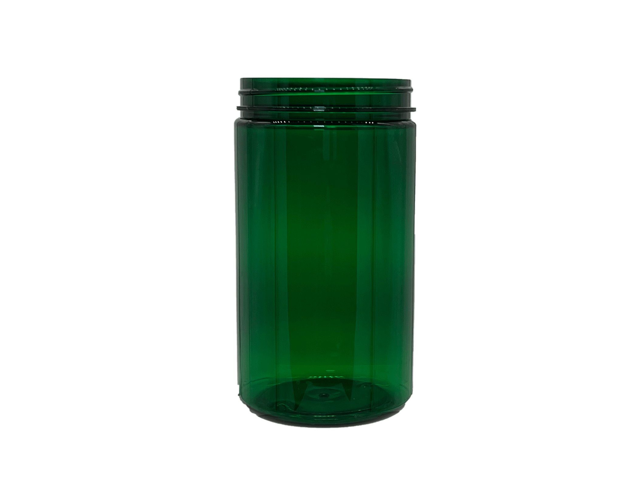 25 oz 89-400 Green PET Single Wall Jar - Bay Area Bottles