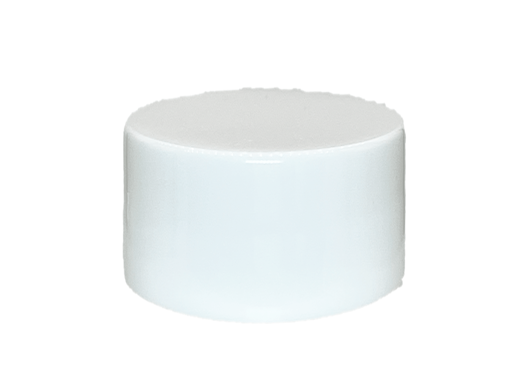 28-410 Smooth White Continuous Thread Cap Heat Induction Seal (HS ...