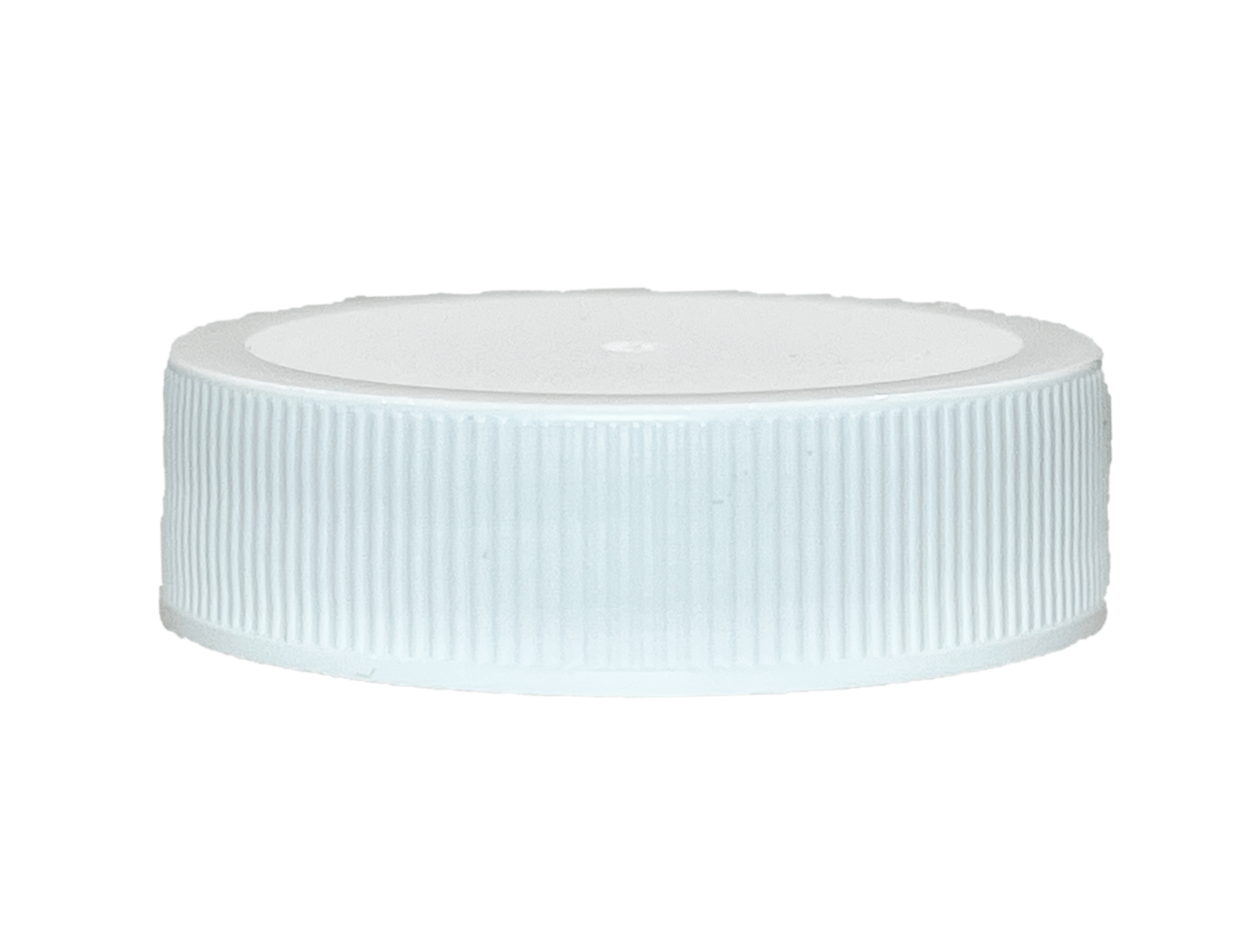 38-400 Ribbed White Continuous Thread Cap Pressure Sensitive (PS) Liner ...