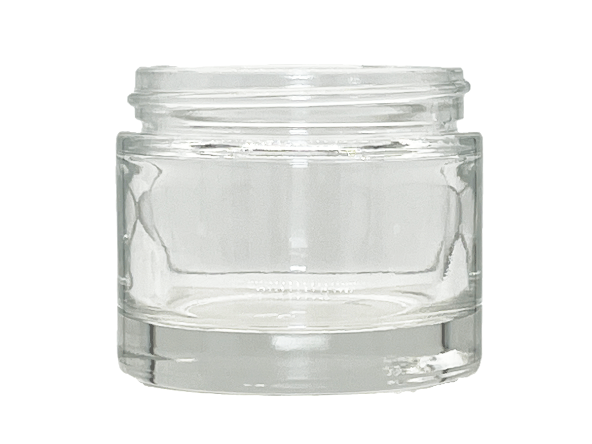 4 oz 58-400 Clear Glass Straight Sided Jar - Bay Area Bottles