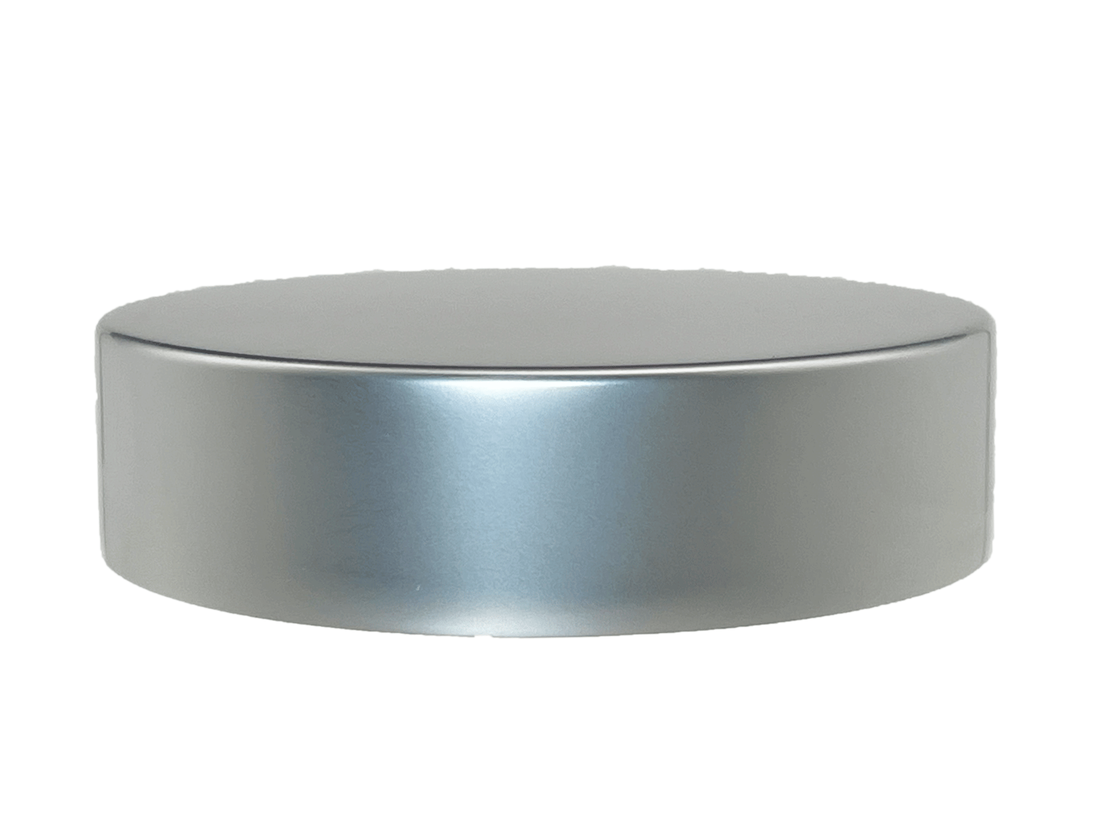89-400 Metal Overshell Matte Silver Continuous Thread Cap Foam Liner ...