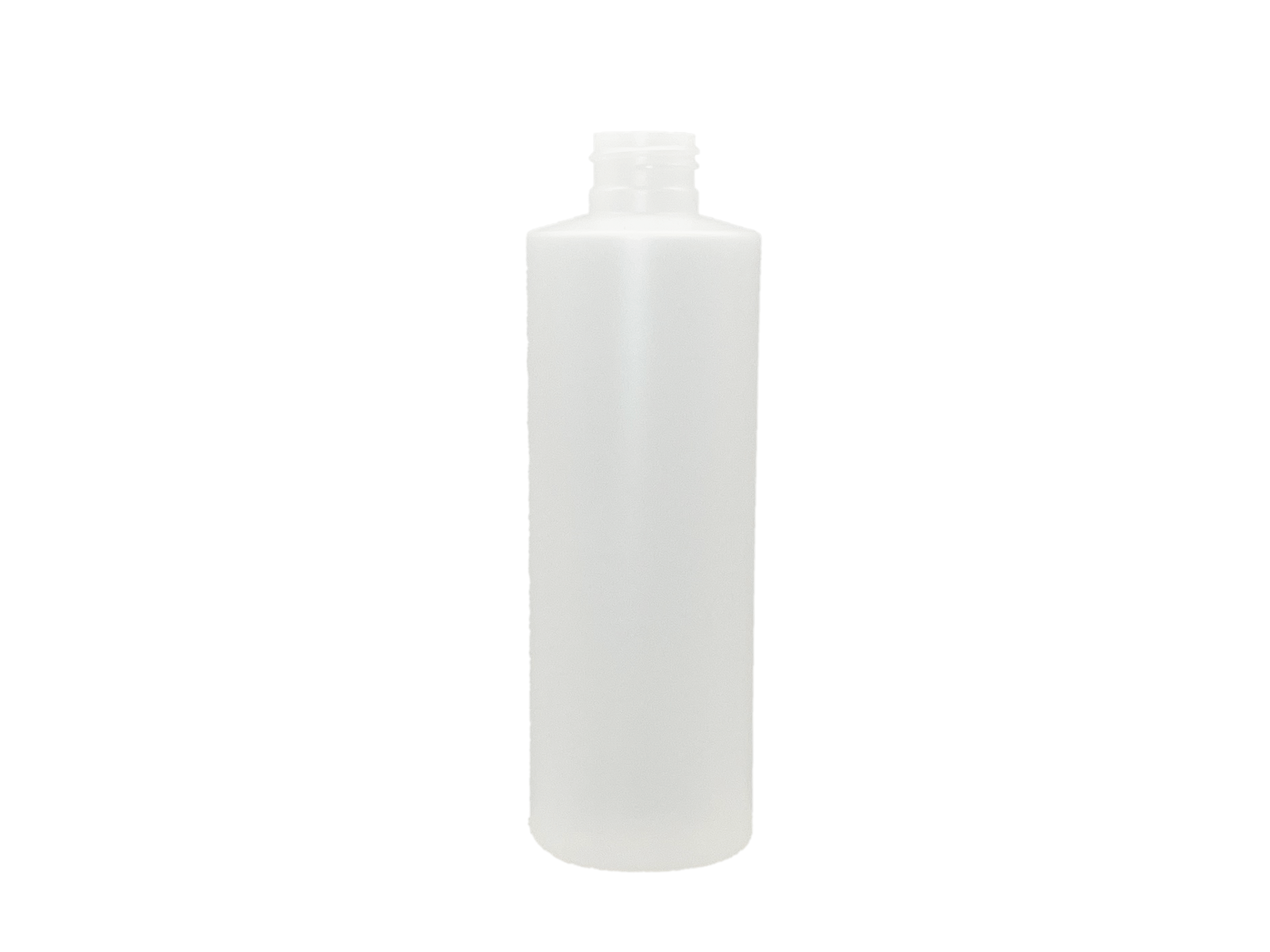 16 oz 28-410 Natural HDPE Cylinder Round - Bay Area Bottles