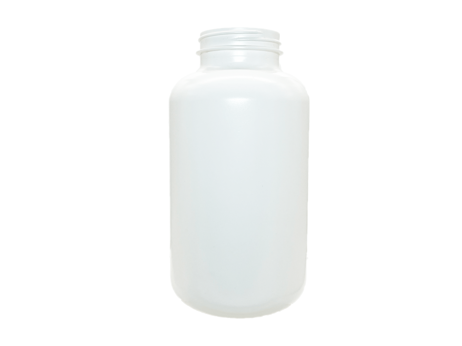 500 cc 45-400 White HDPE Packer Bottle - Bay Area Bottles